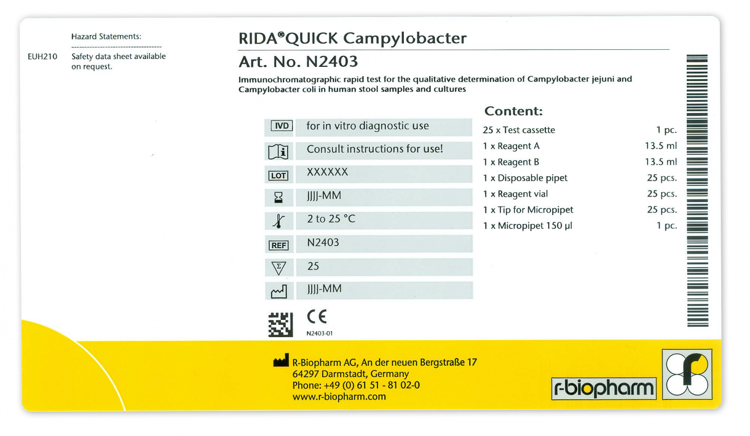 Top priority at R-Biopharm: the IVDR - Clinical Diagnostics